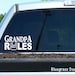 Grandpa Rules Decal Sticker for Car Truck SUV Van Window Wall Art ...