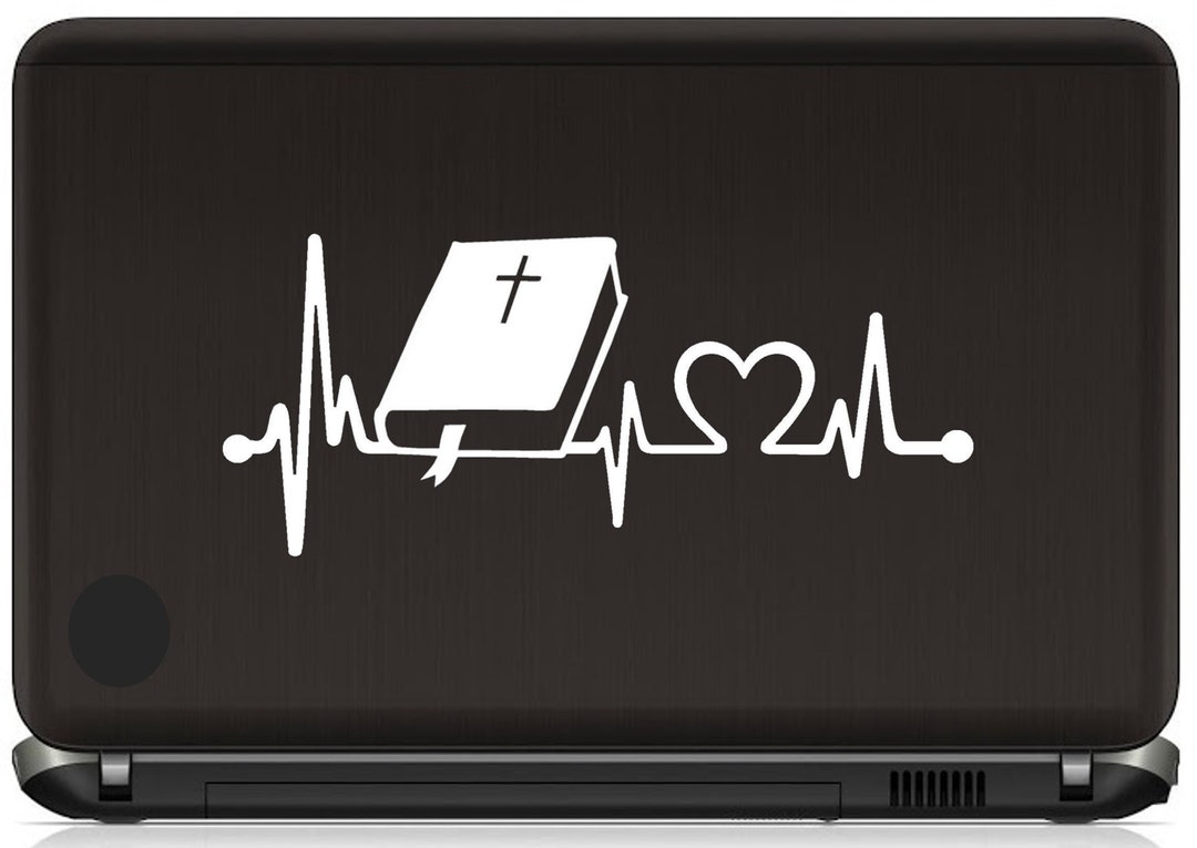 Bible Heartbeat Lifeline Decal Sticker | K1162 - Etsy
