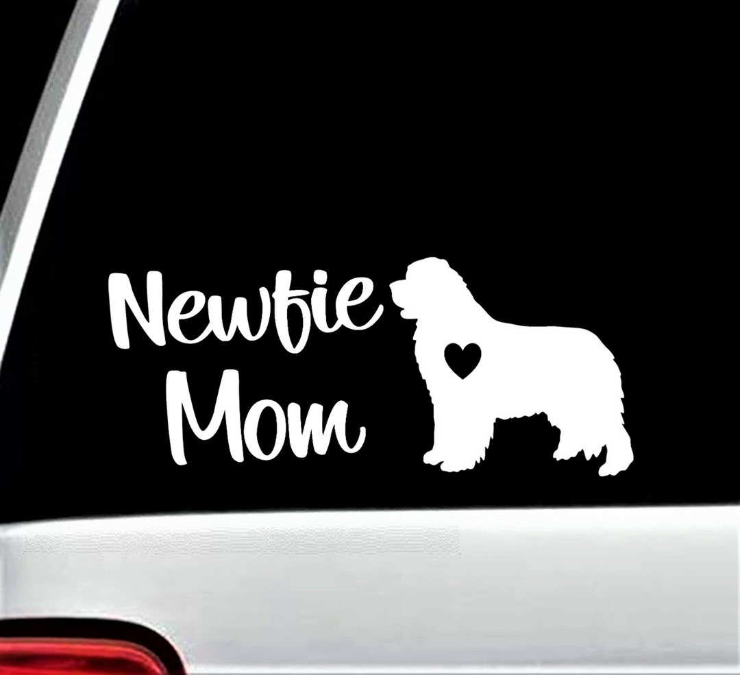 Newfie Mom Newfoundland Decal Sticker for Car Window BG 672 - Etsy