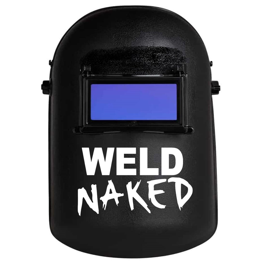 Weld Naked Helmet Decal Sticker - Weld Naked Decal for Car Truck ...