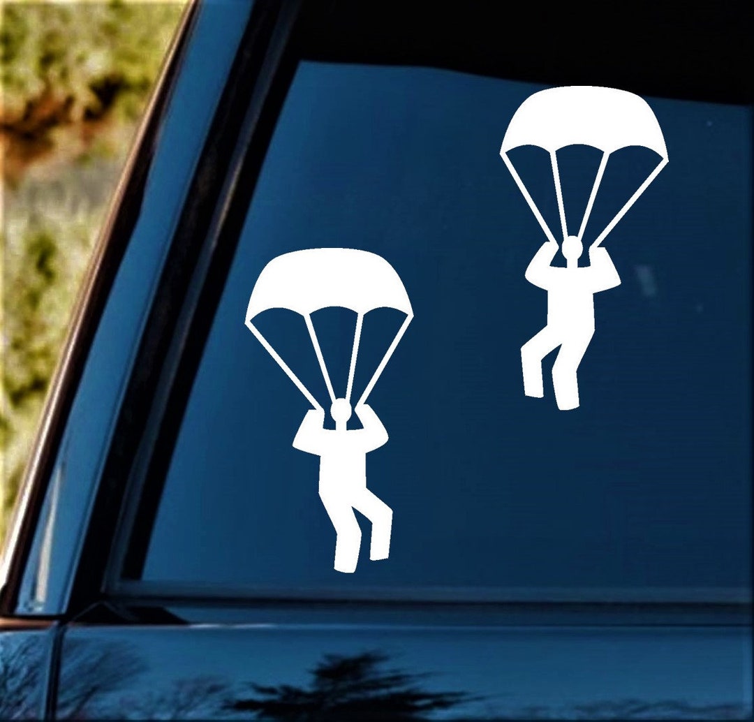 Skydiving Parachute Decal Sticker for Car Window 6.0 Inch BG 332 - Etsy