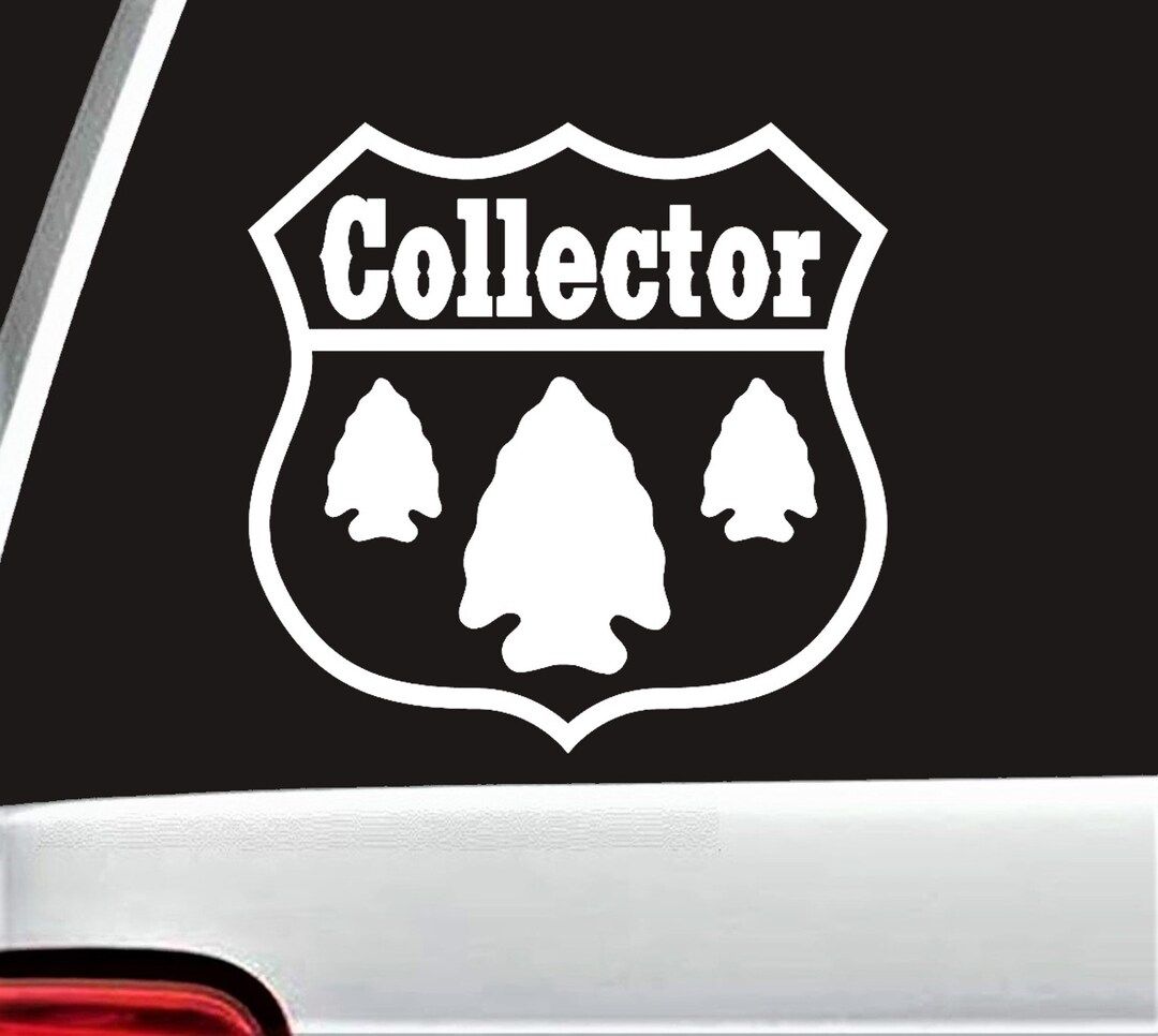 Arrowhead Collector Decal, Native American Indian Arrowhead Collector ...