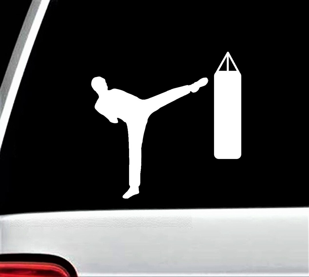 Kickboxing Cardio Boxing Decal Sticker for Car Window | BG 875 - Etsy