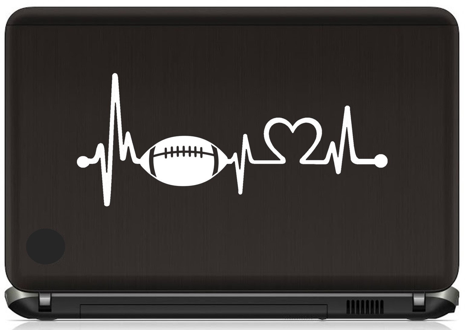 Football Heartbeat Lifeline Decal Sticker for Car Window 8 | Etsy