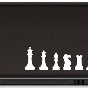 Chess Family Stick Figure Game Sticker Vinyl Decal for Car | Chess ...