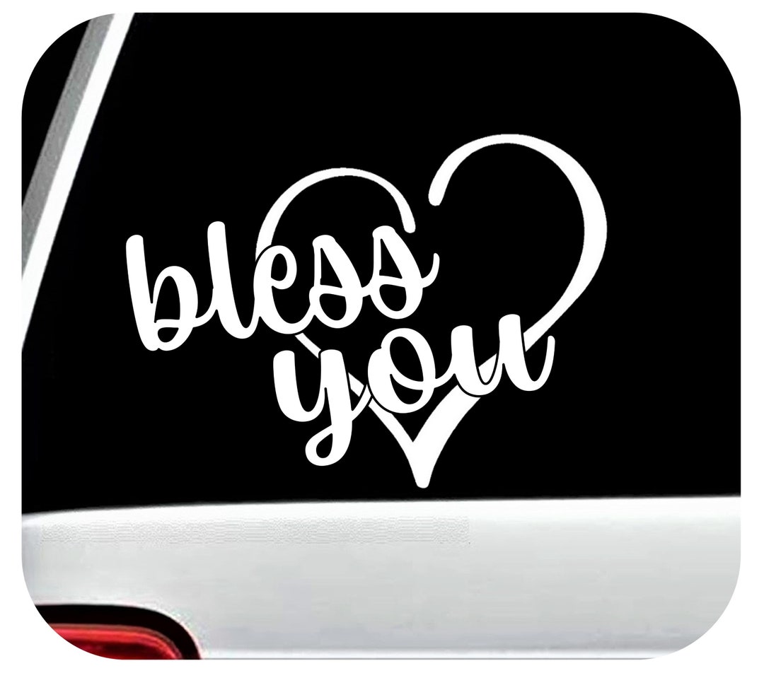 Bless You Vinyl Decal, Bless You Sticker for Mirror | BG 941 - Etsy