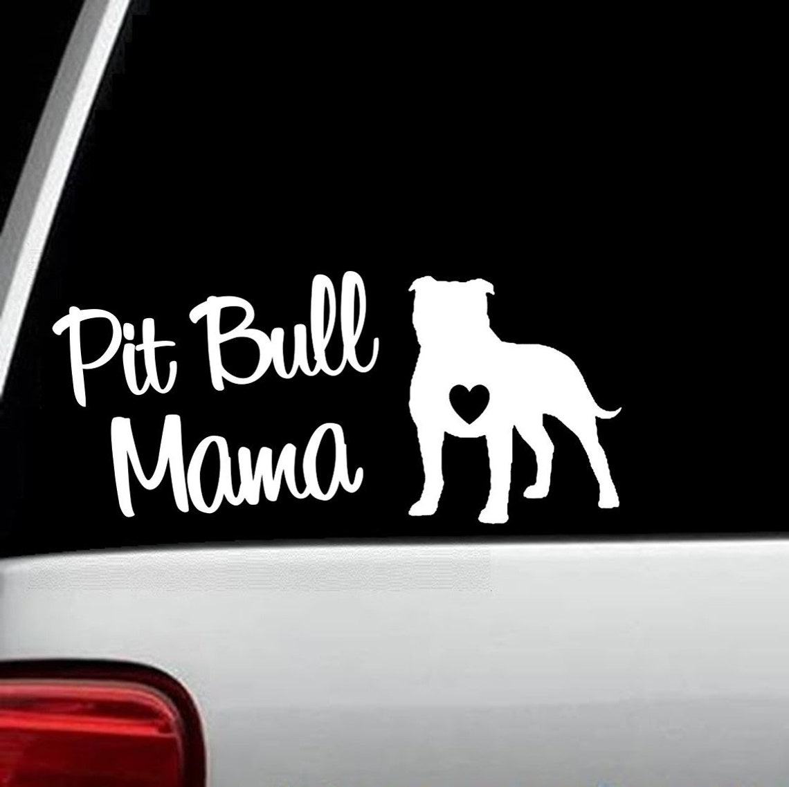 Pit Bull Mama Pitbull Decal Sticker for Car Window 7.50 Inch BG 136 - Etsy