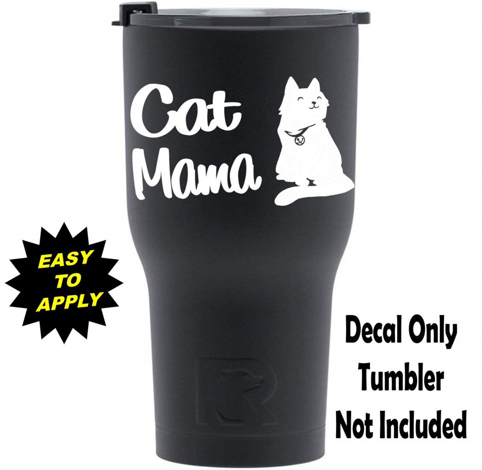Cat Mama Decal Sticker - Crazy Cat Lady - Cat Lover Decor - Cat Mama ...