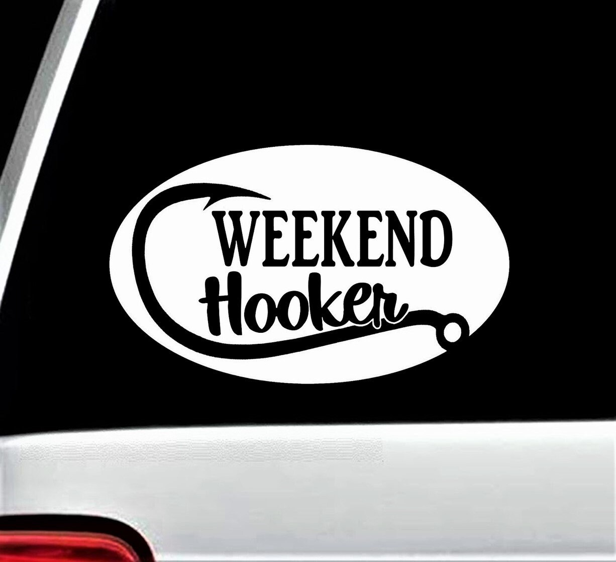 Weekend Hooker Fishing Decal Sticker F1035 | Etsy