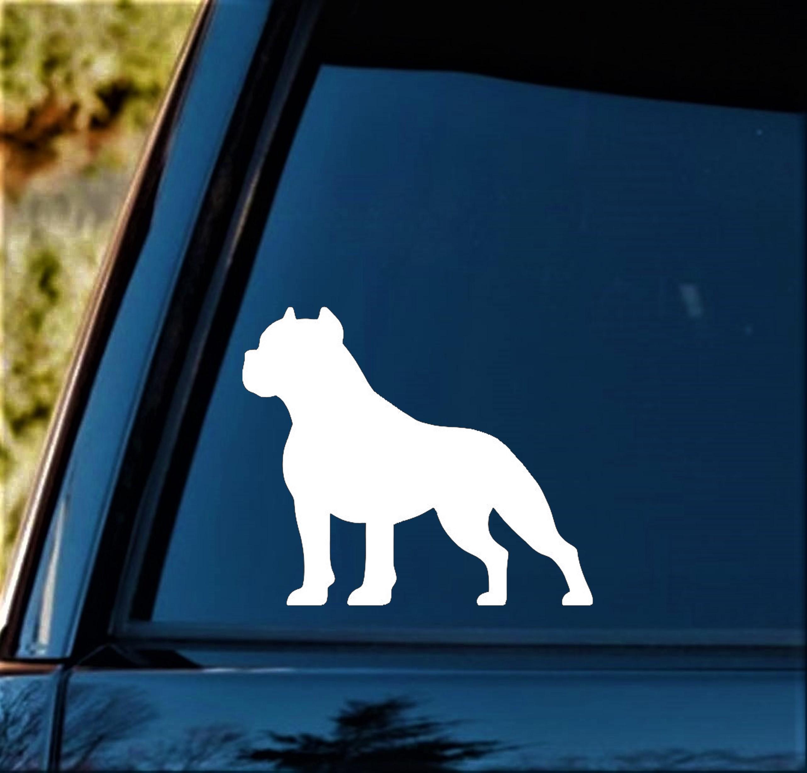 Pitbull Pit Bull Decal Sticker Set for Car Window Tumbler Laptop - Etsy