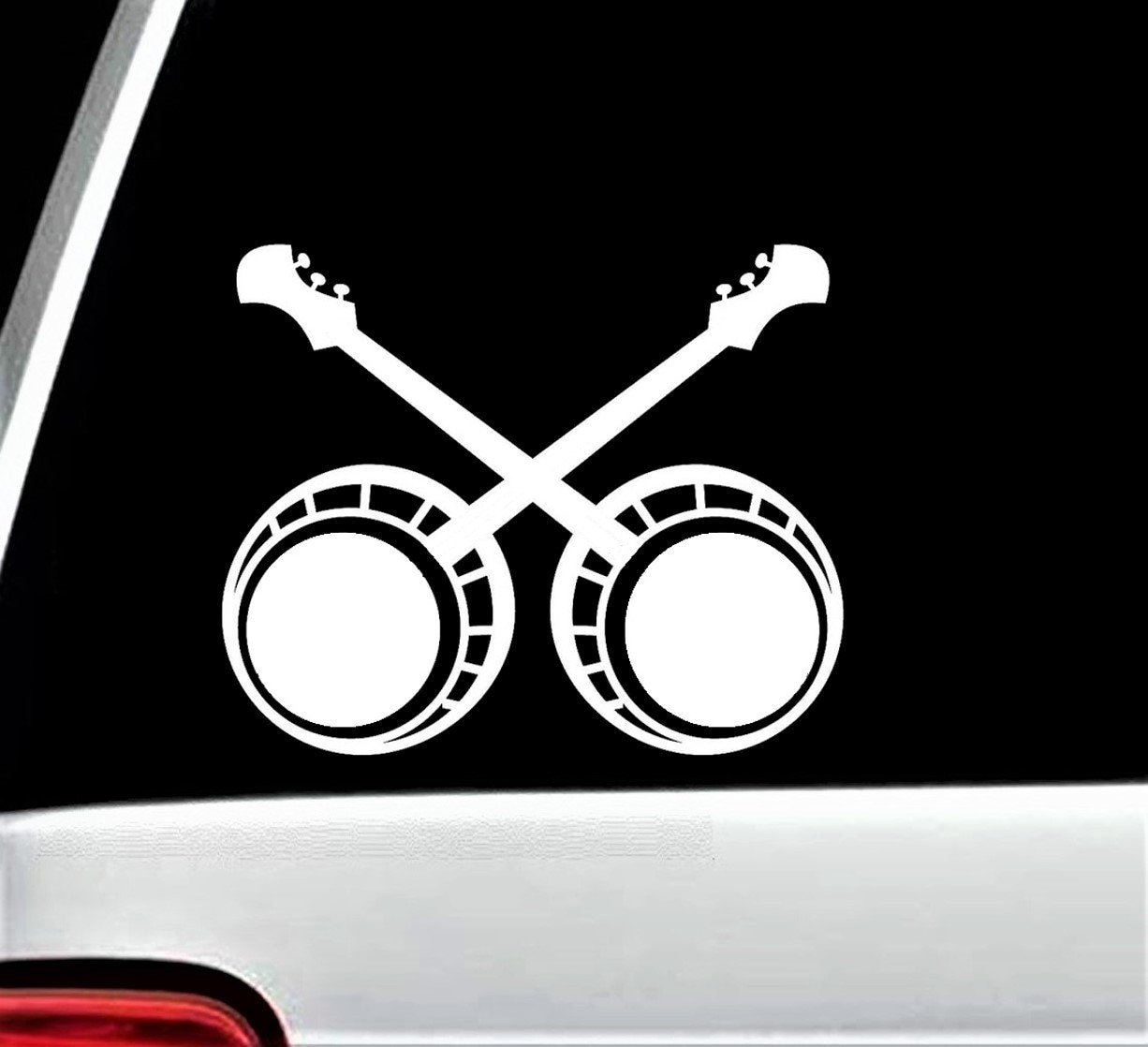 Bluegrass Banjo Decal Sticker for Car Window C1085 | Etsy
