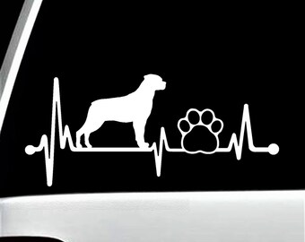 Rottweiler Rottie Decal Sticker for Car Window Rottweiler | Etsy