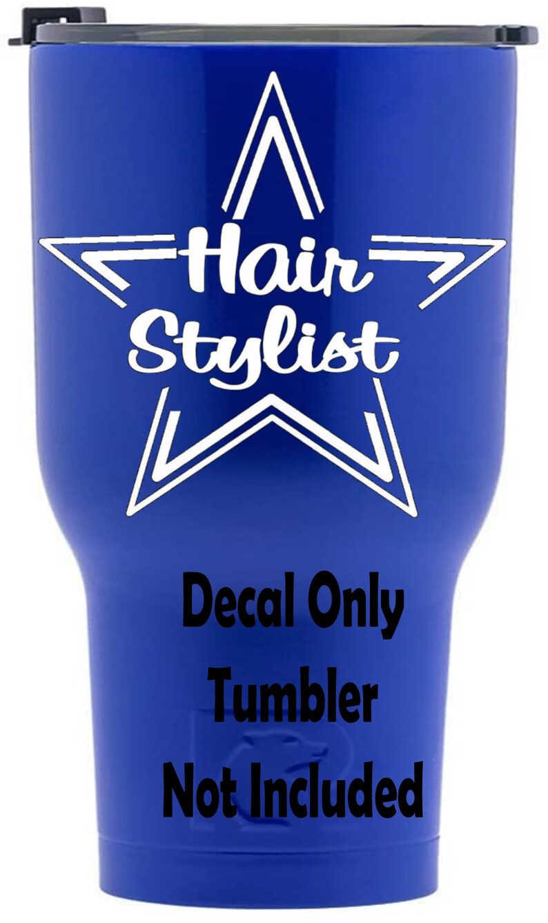 Star Hair Stylist Hairstylist Decal Sticker for Car Window - Etsy