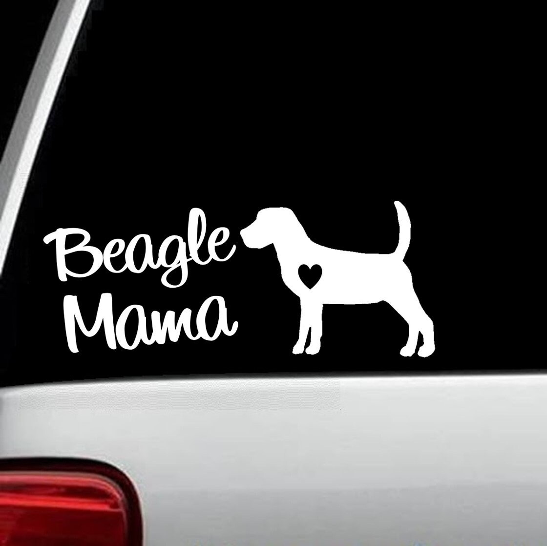 Beagle Mama Decal Sticker for Car Window 8 Inch BG 176 - Etsy