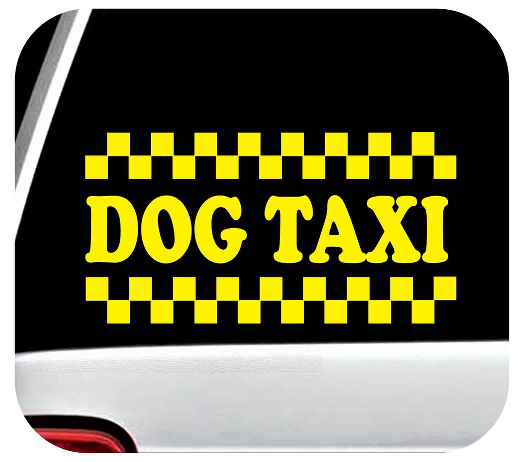 Dog Taxi Decal Sticker for Car Window | Haulin Dogs | Dog Hauler | Pet ...