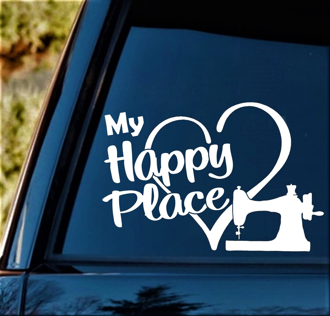 Love to Sew Decal Sticker | Sewing Machine Decal for Car Cup Laptop ...