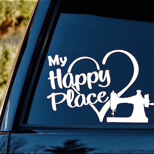 Love to Sew Decal Sticker | Sewing Machine Decal for Car Cup Laptop ...