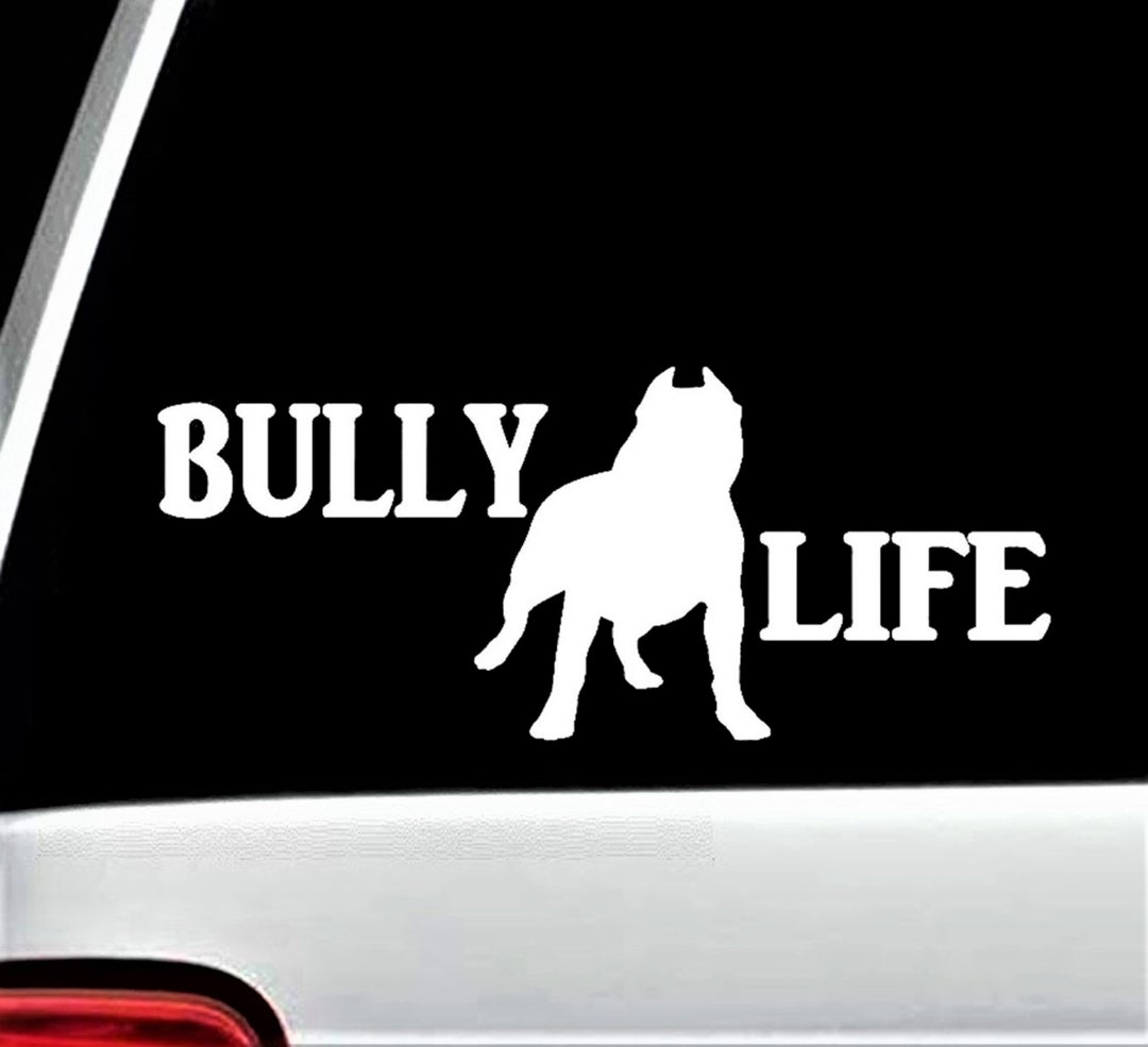 Pit Bull Pitbull Pibble Bully Life Decal Sticker | Pit Bull Decal for ...