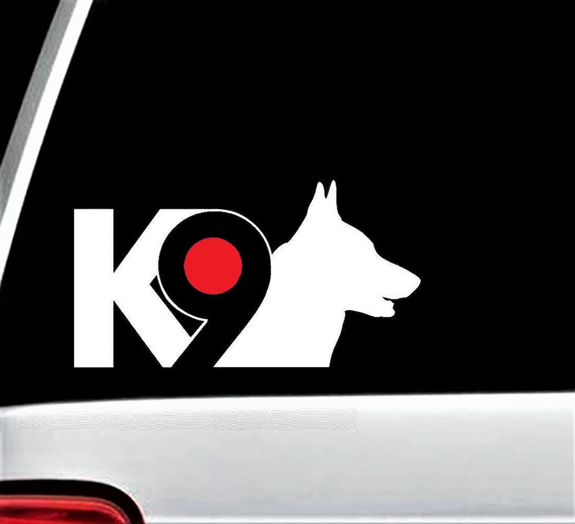 K-9 German Shepherd K9 Dog Decal Sticker for Car Window B1103 | Etsy