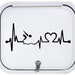 Diving Swimming Swimmer Heartbeat Lifeline Decal Sticker | Water Sports ...