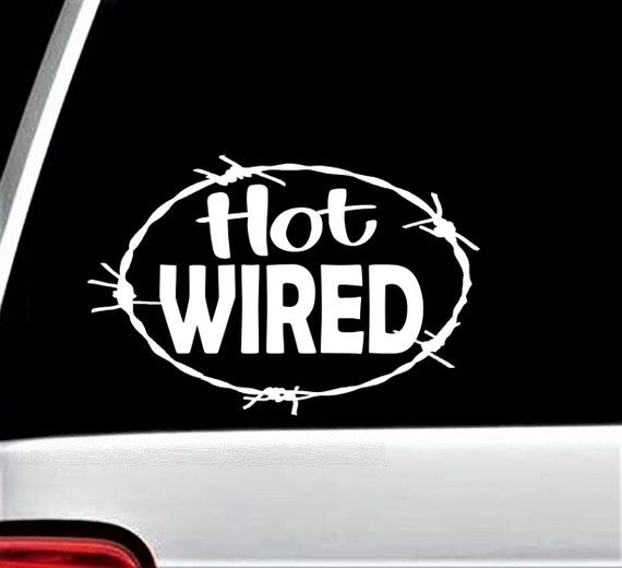 Hot Wired Barbed Wire Decal Sticker for Car Truck Window 6.0 | Etsy