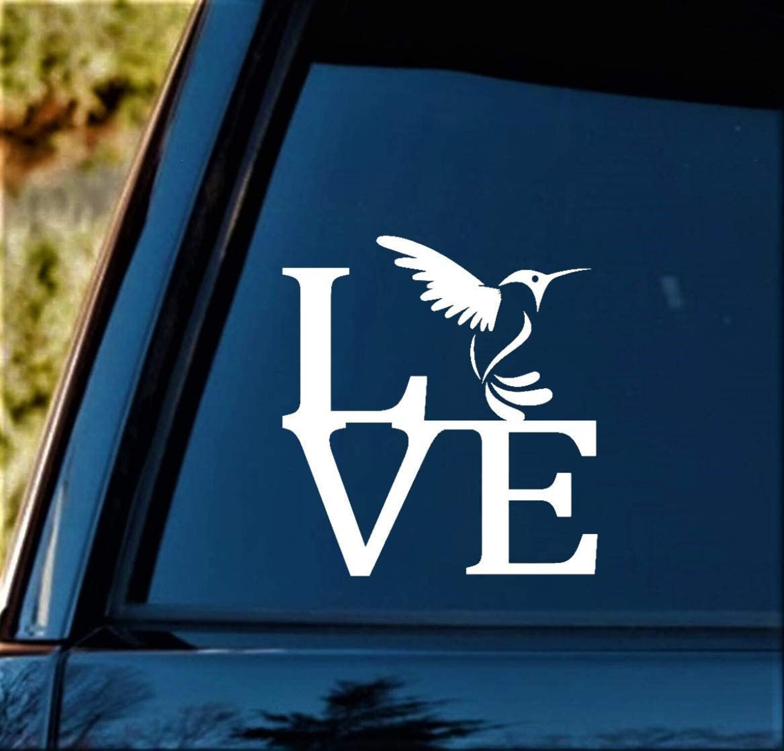 Hummingbird Decal for Car Window Hummingbird Feeder Decal - Etsy