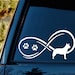 Blue Heeler Infinity Dog Decal Sticker for Car Window | C1095 - Etsy