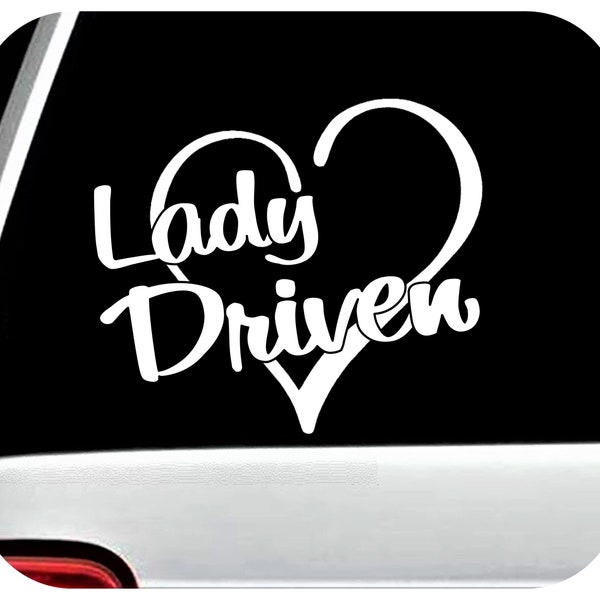 Lady Driven Stickers - Etsy