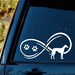 Whippet Infinity Dog Paw Decal Sticker for Car Window BG 240 - Etsy