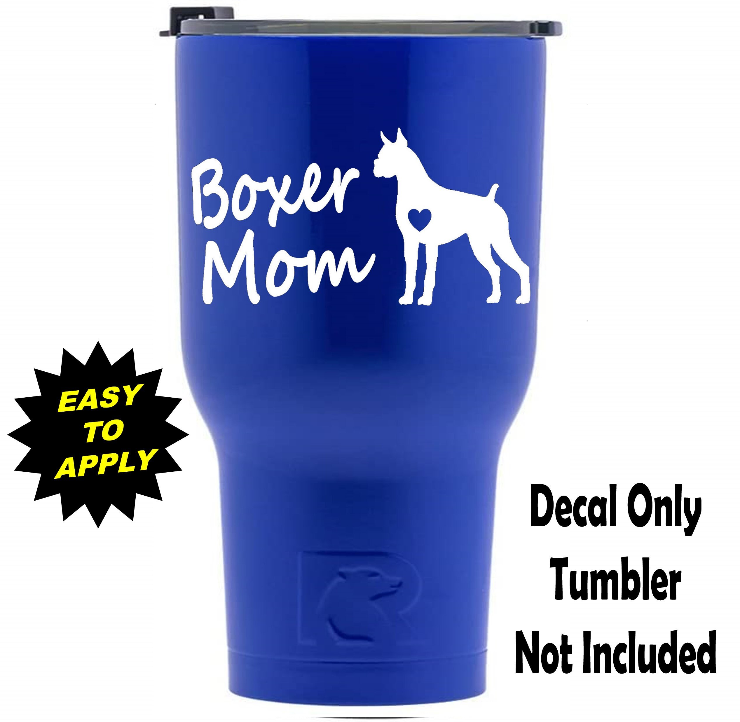 Boxer Mom Decal Sticker for Car Window B1137 | Etsy