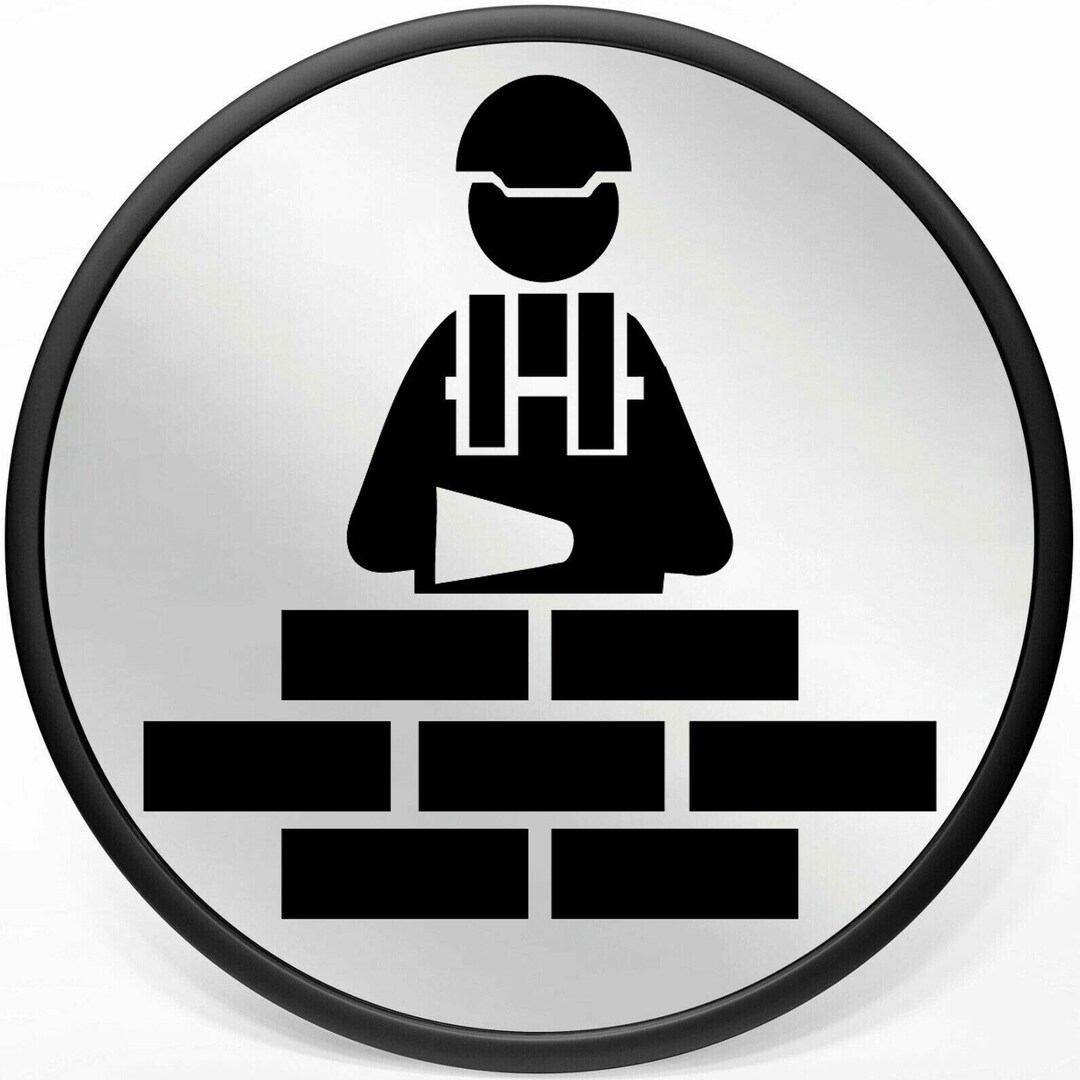 Bricklayer Masonry Trowel Decal Sticker - Etsy