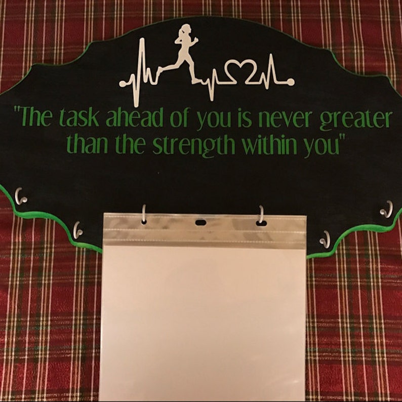Run Strong Running Girl Heartbeat Decal Sticker Marathon 13.1 26.2 ...
