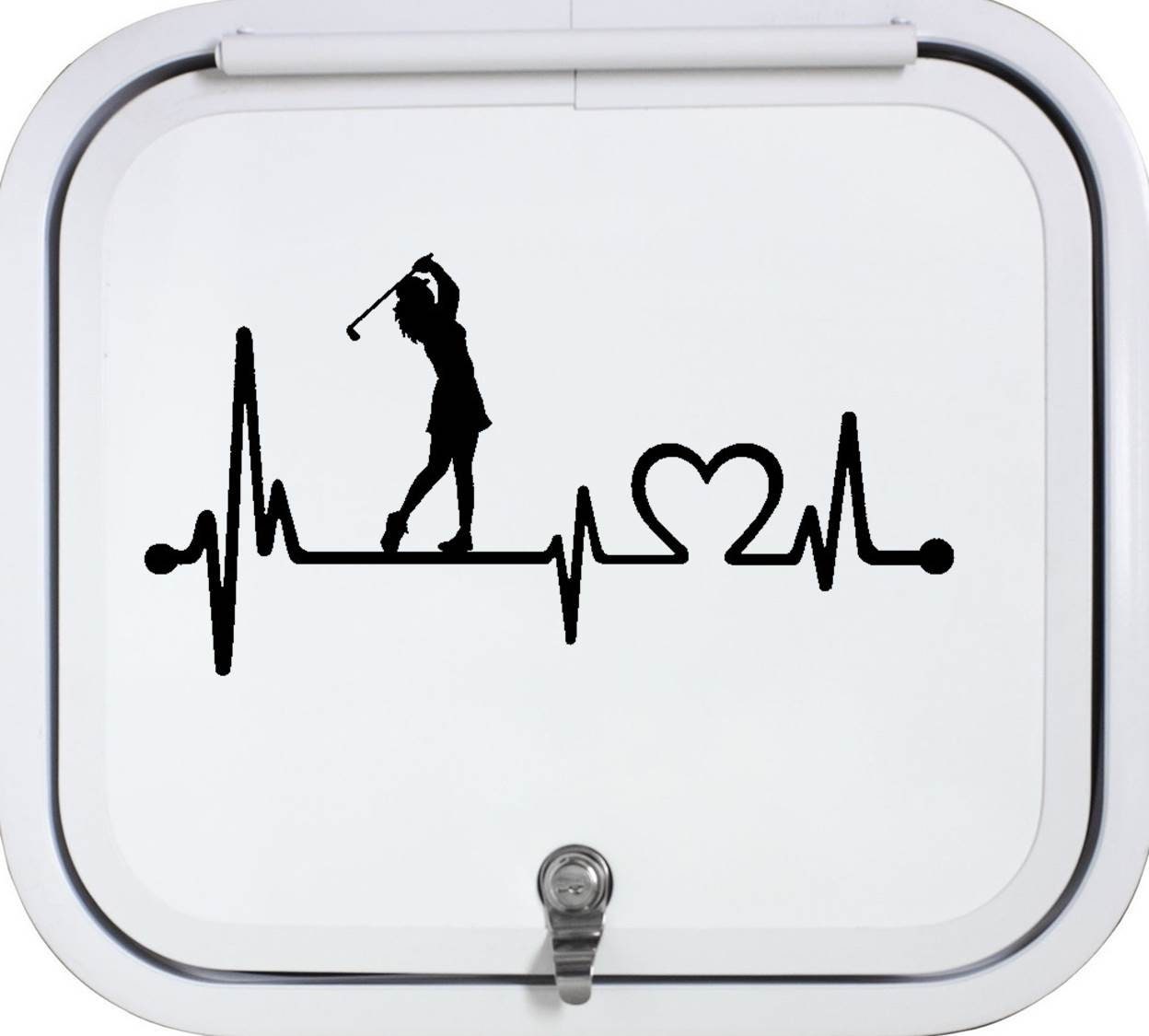 Lady Golfer Decal Ladies Golf Decal for Car Window | Etsy