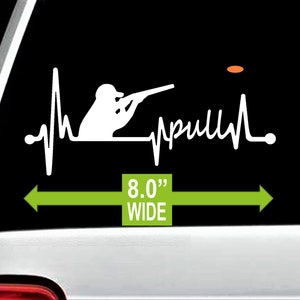 Skeet Sport Trap Shooting Decal Sticker Set for Auto Window Skeet ...