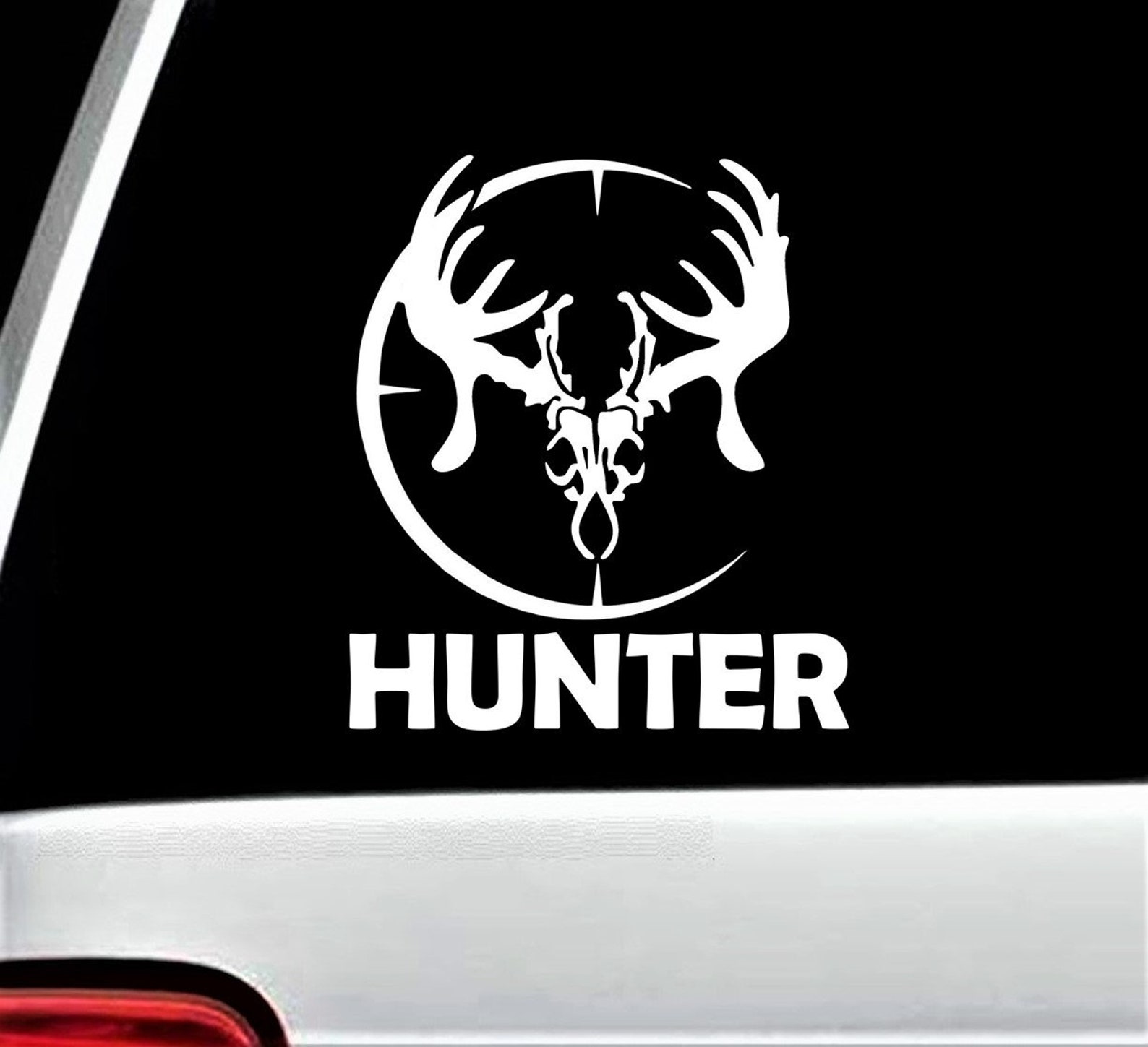 Hunter Rack Antlers Decal Sticker for Car Window 6 Inch BG 205 - Etsy