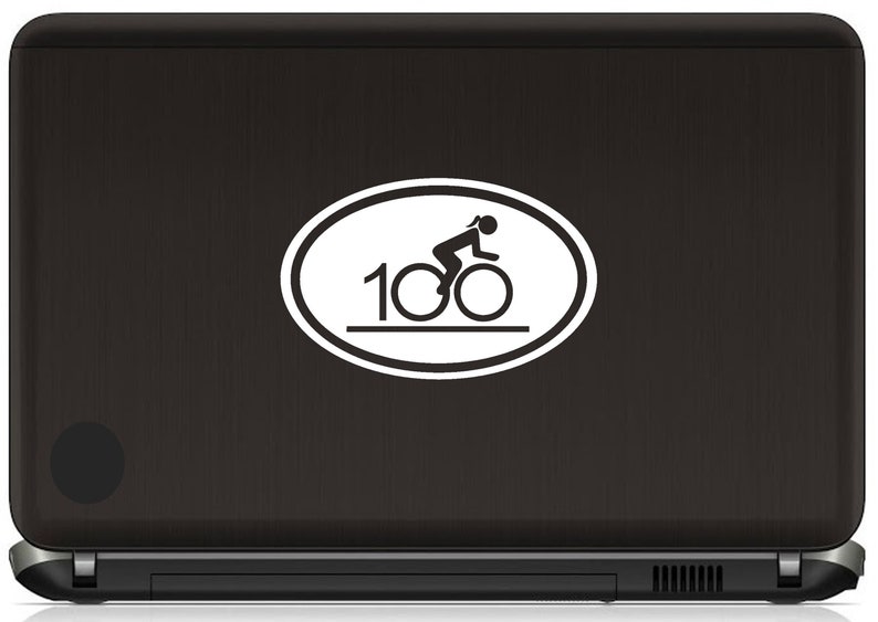 Bicycling Cycling 100 Mile Bike Race Decal Sticker Oval - Etsy