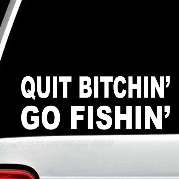 Funny Fishing Decal - Etsy