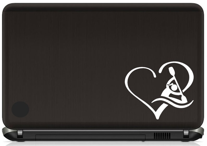 Girl Kayak Heart Decal Sticker | Girl Kayaking | BG 674 - Etsy