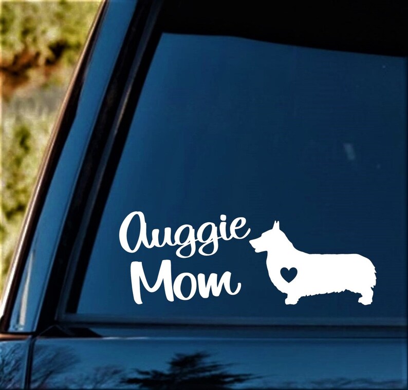 Auggie Mom Decal Sticker for Car Window BG 419 - Etsy