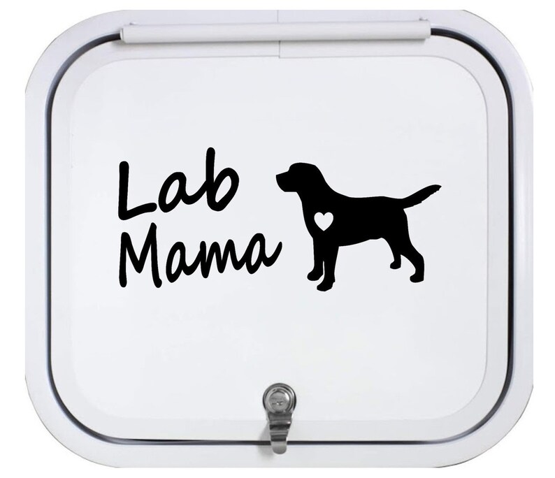 Labrador Retriever Decal for Car Window Lab Mama Decal | Etsy