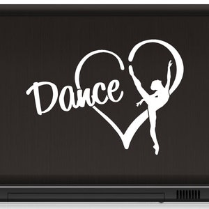 Dancing Ballerina Decal Sticker | Ballerina Dance Decal | Love to Dance ...