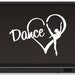 Dancing Ballerina Decal Sticker Ballerina Dance Decal Love - Etsy