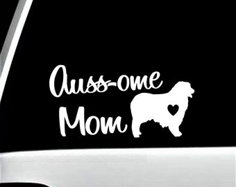 Aussie Mom Window Decal - Etsy