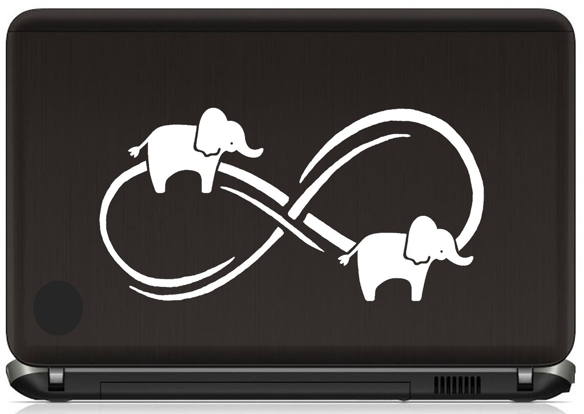 Elephant Infinity Decal Sticker Elephant Gifts Elephant - Etsy