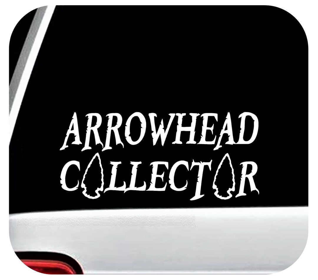 Arrowhead Collector Decal | Native American Indian Arrowhead Collector ...