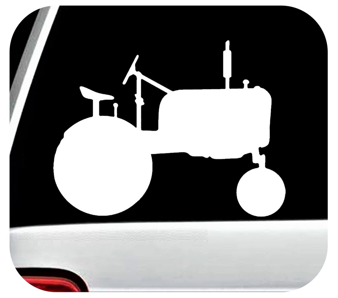 Antique Classic Farm Tractor Decal Sticker for Car Truck Window ...