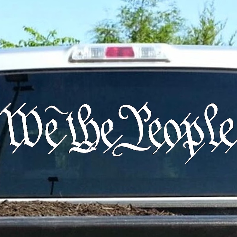 We the People Decal - Etsy