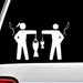 Girl and Guy Funny Fishing Decal Sticker for Car Window L1044 - Etsy