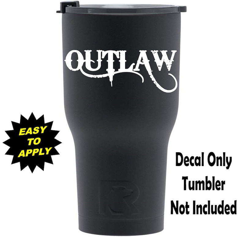 Outlaw Sticker for Car Truck Western Art Decal - Etsy