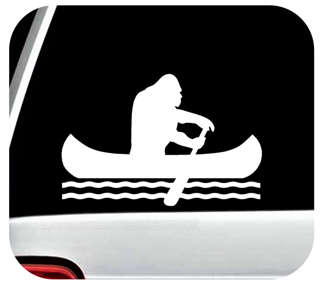 Bigfoot Canoe Decal | Sasquatch Sticker | Kayak Decals | Big Foot Canoe ...